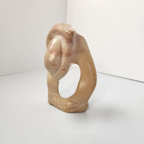 Vintage | Art | Vintage First Nations Inuit Art Carving Carved Stone ...